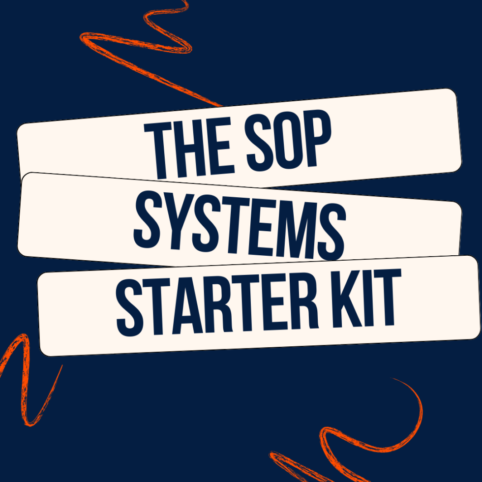 The SOP Systems Starter Kit